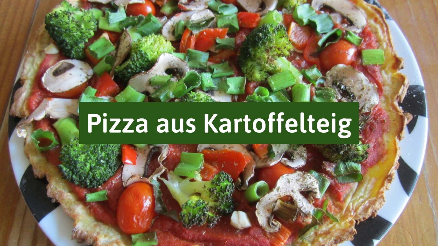 Pizza Aus Kartoffelteig